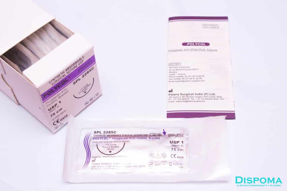 Fil de suture résorbable Rond • au meilleur prix au Maroc • DISPOMA